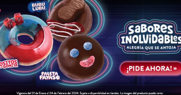Krispy Kreme lanza colección de donas con sabores inolvidables