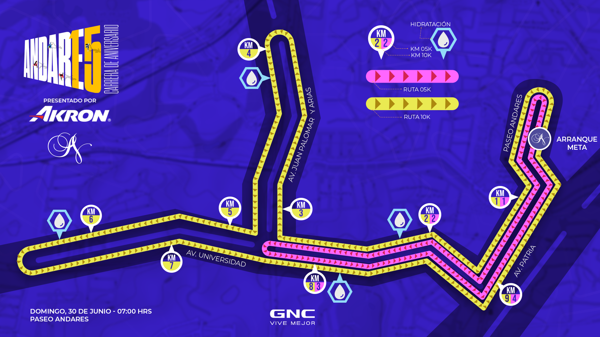 Carrera Andares 2024 Ruta, horarios y costos de inscripción