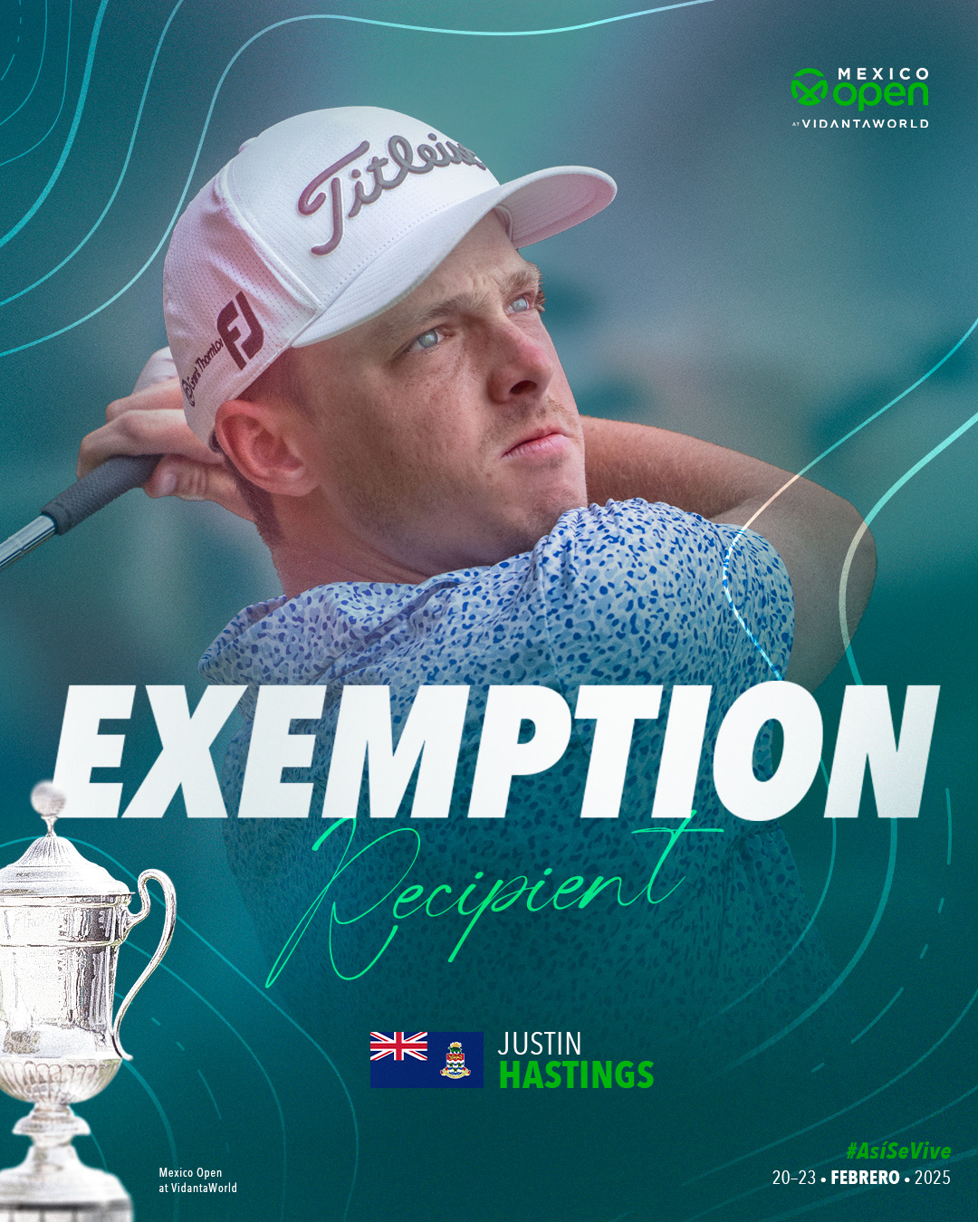 Justin Hastings en México Open at VidantaWorld 2025 en Vallarta: Fechas ...