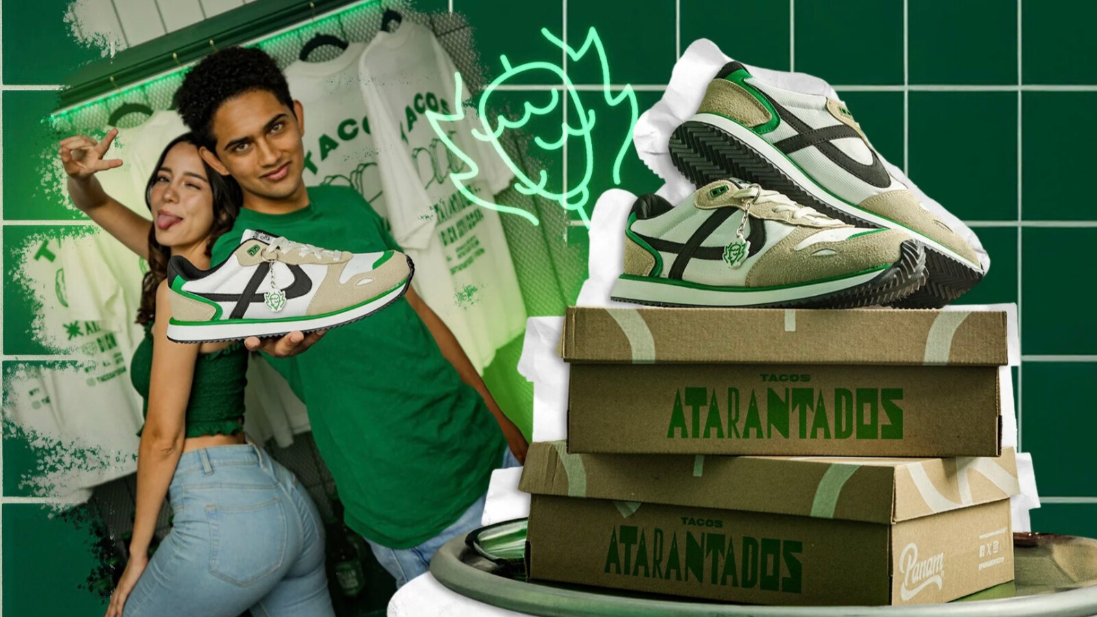 Tacos, tenis y cultura: Así es la nueva colaboración Atarantados x Panam