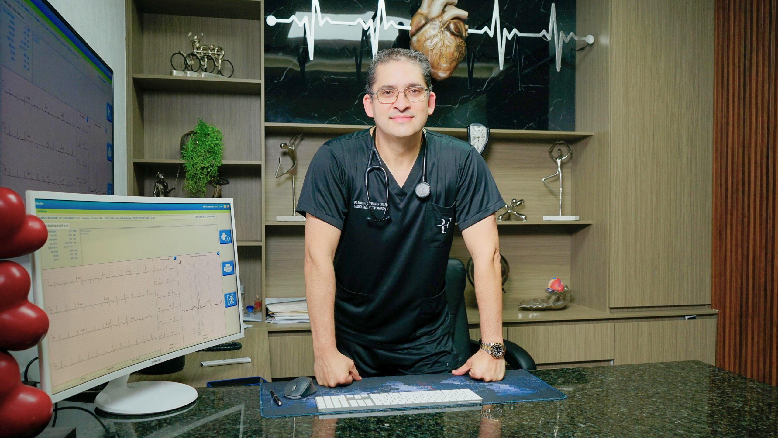 Roberto Fernández, un especialista con corazón de médico