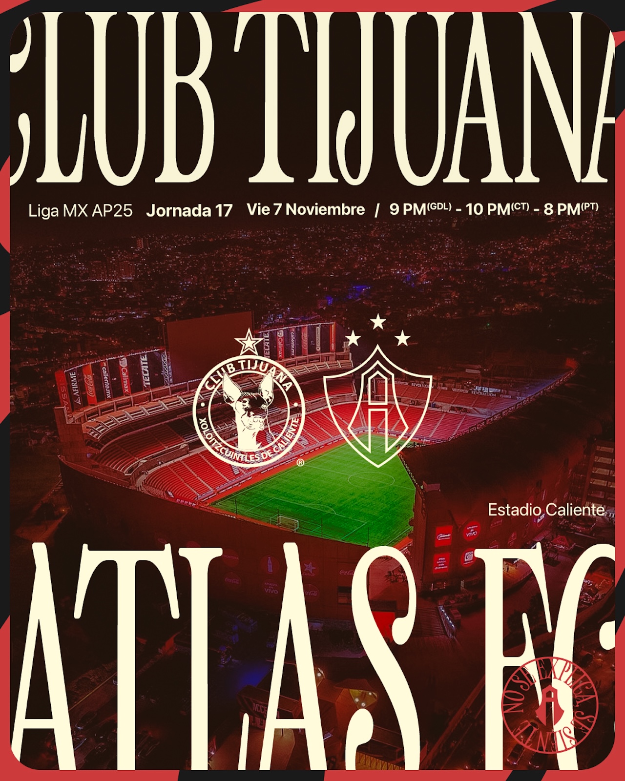 Xolos de Tijuana vs Atlas EN VIVO: Horario y cómo ver la Jornada 17 ...