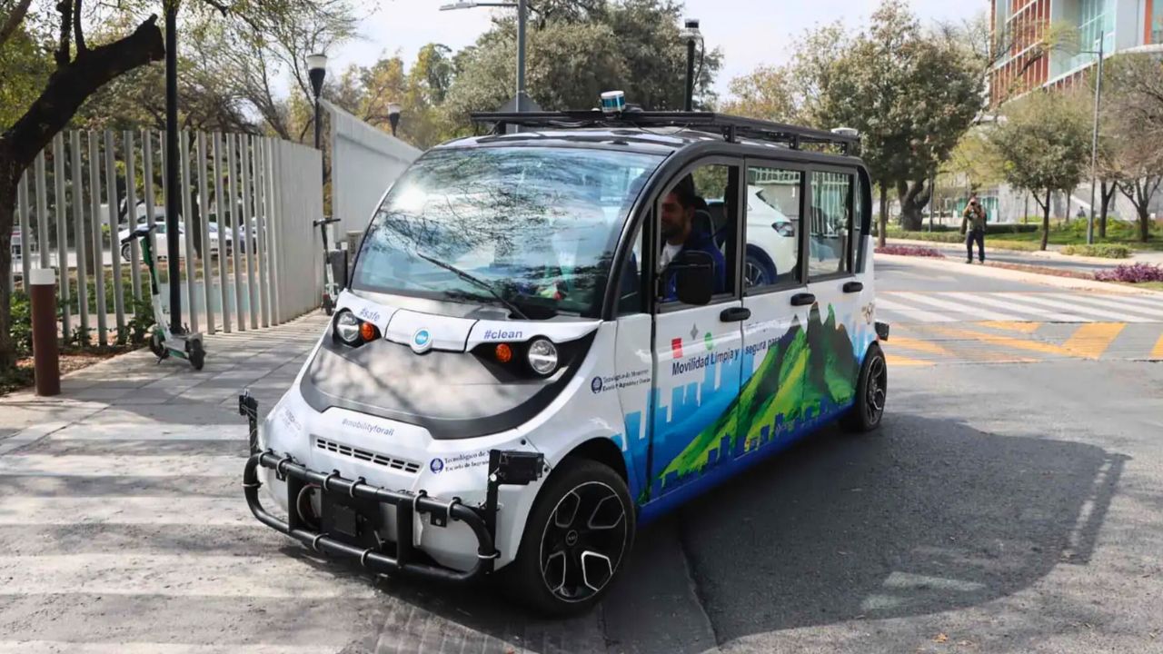 Así es el vehículo autónomo del Tec de Monterrey; operará rumbo al ...