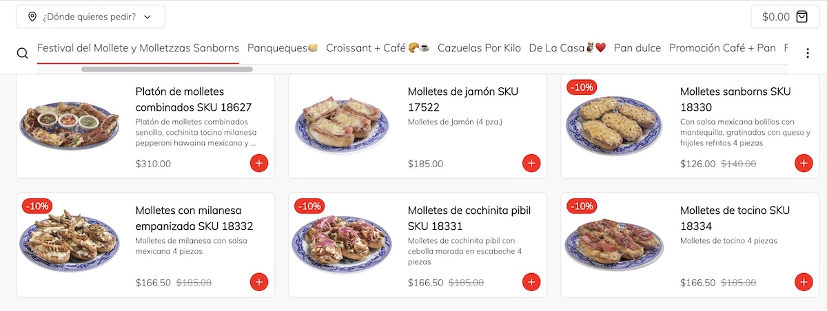 Hasta Cuándo Estará El Festival Del Mollete De Sanborns Fecha Menú Y